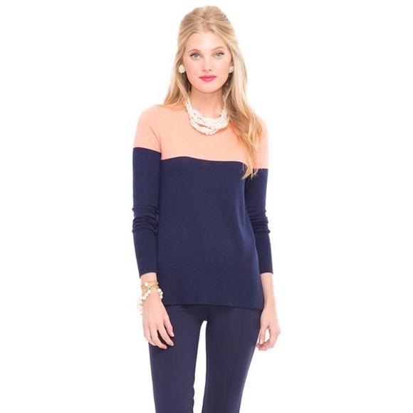 Lilly Pulitzer | Sweaters | Lilly Pulitzer Debra Color Block Sweater ...